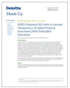 FASB Proposes New Disclosures for Embedded Derivatives - WSJ